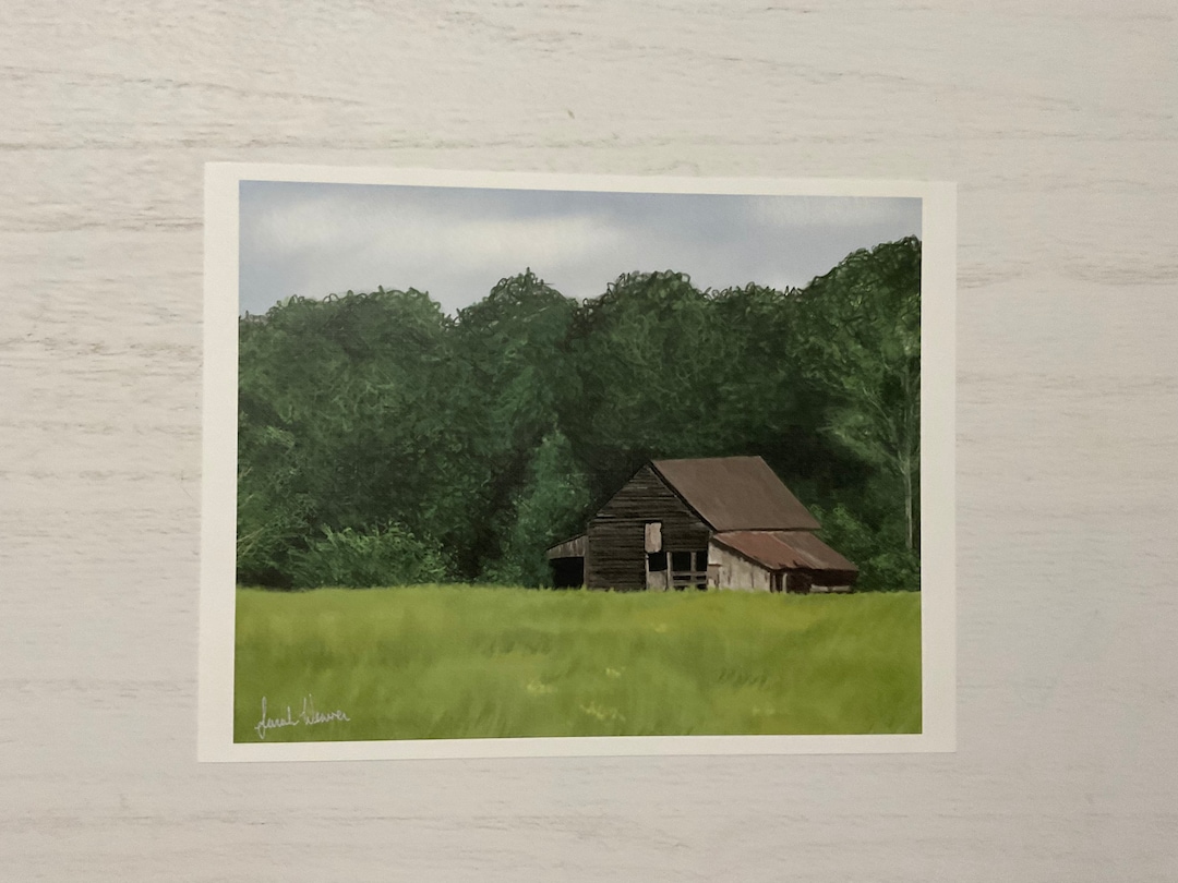 Rustic Barn Art Print - Etsy
