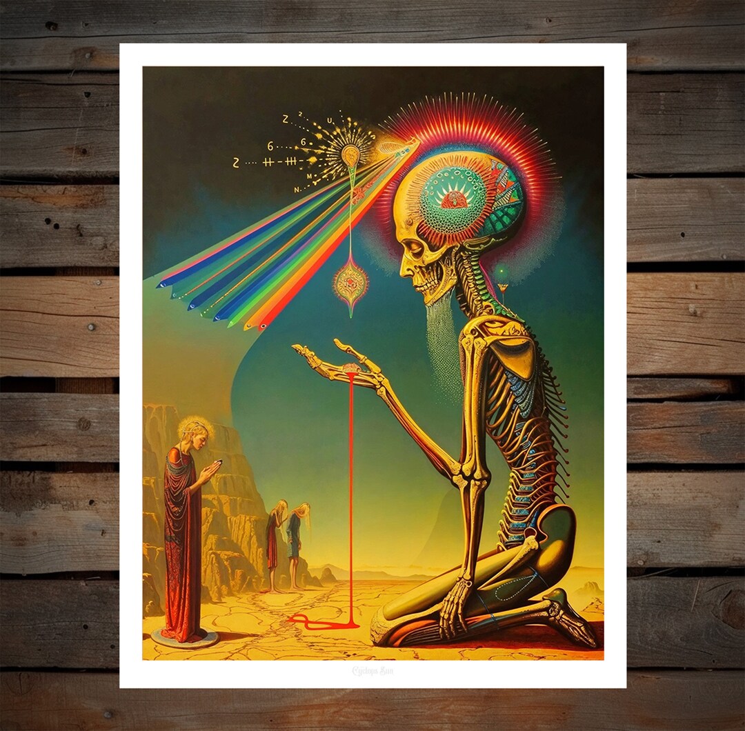 The Exchange 11x14 Giclee Print on Fine Art Paper Surreal, Trippy ...