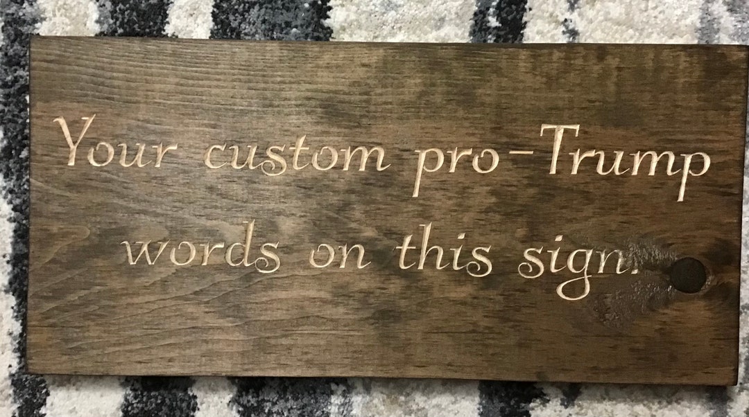 Custom Trump 2024 Wooden Sign, MAGA Sign Trump Gifts for Men, Custom ...