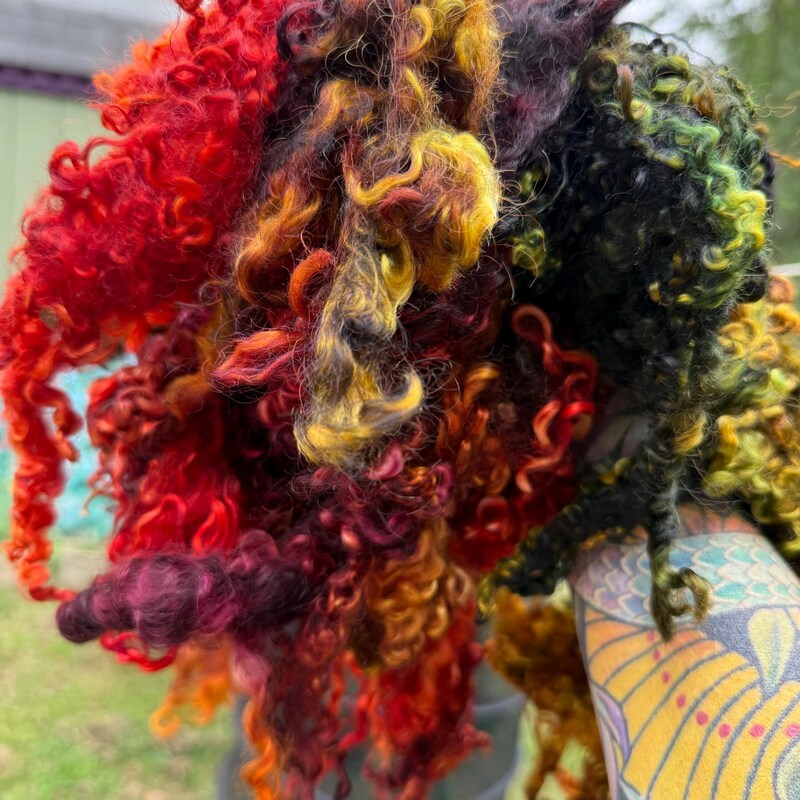 Curly Wool Yarn - Etsy