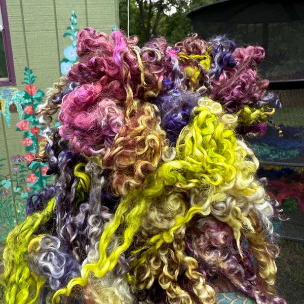 Curly Wool Yarn - Etsy