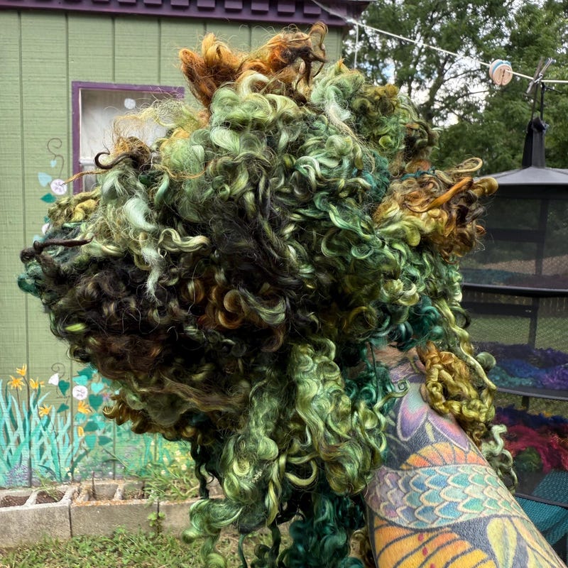 Curly Wool Yarn - Etsy