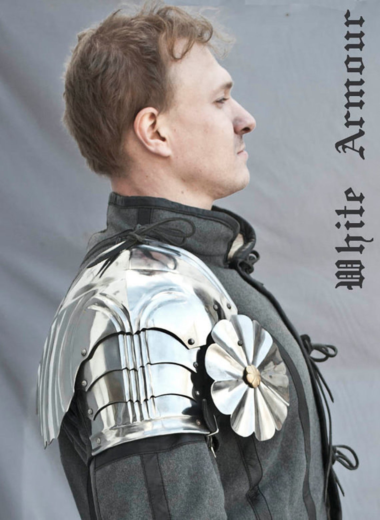 SCA Combat Pauldrons With Besagews | Etsy