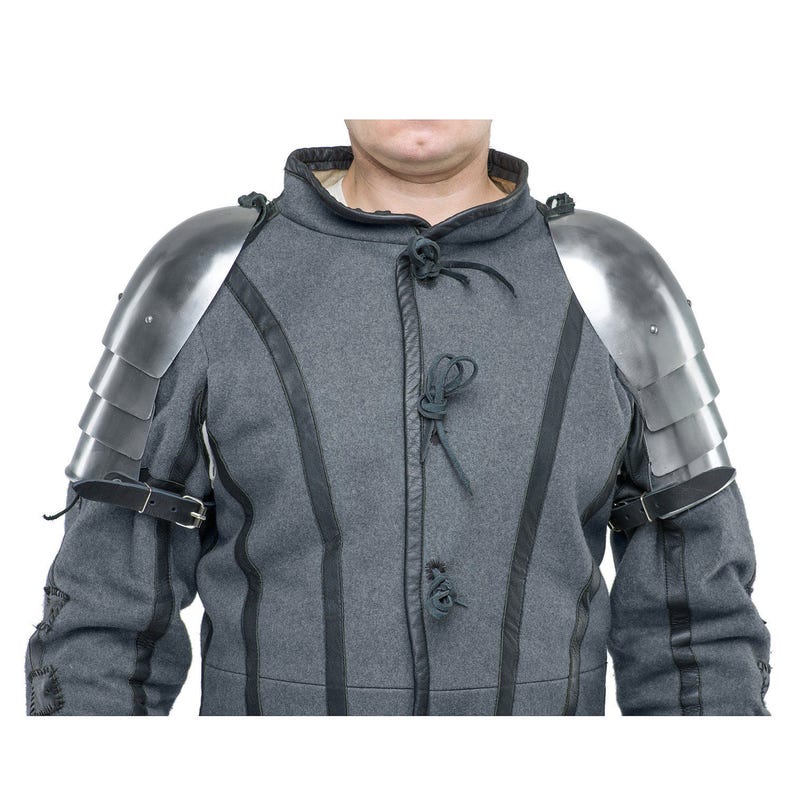 Simple Pauldrons SCA LARP sca pauldrons larp pauldrons steel | Etsy