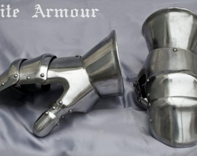 Combat Mitten Gauntlets SCA LARP Steel Gauntlets Medieval Gauntlets ...