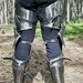SCA Advanced Leg Armor, Complete Gothic Fluted Cuisses, Knees and ...