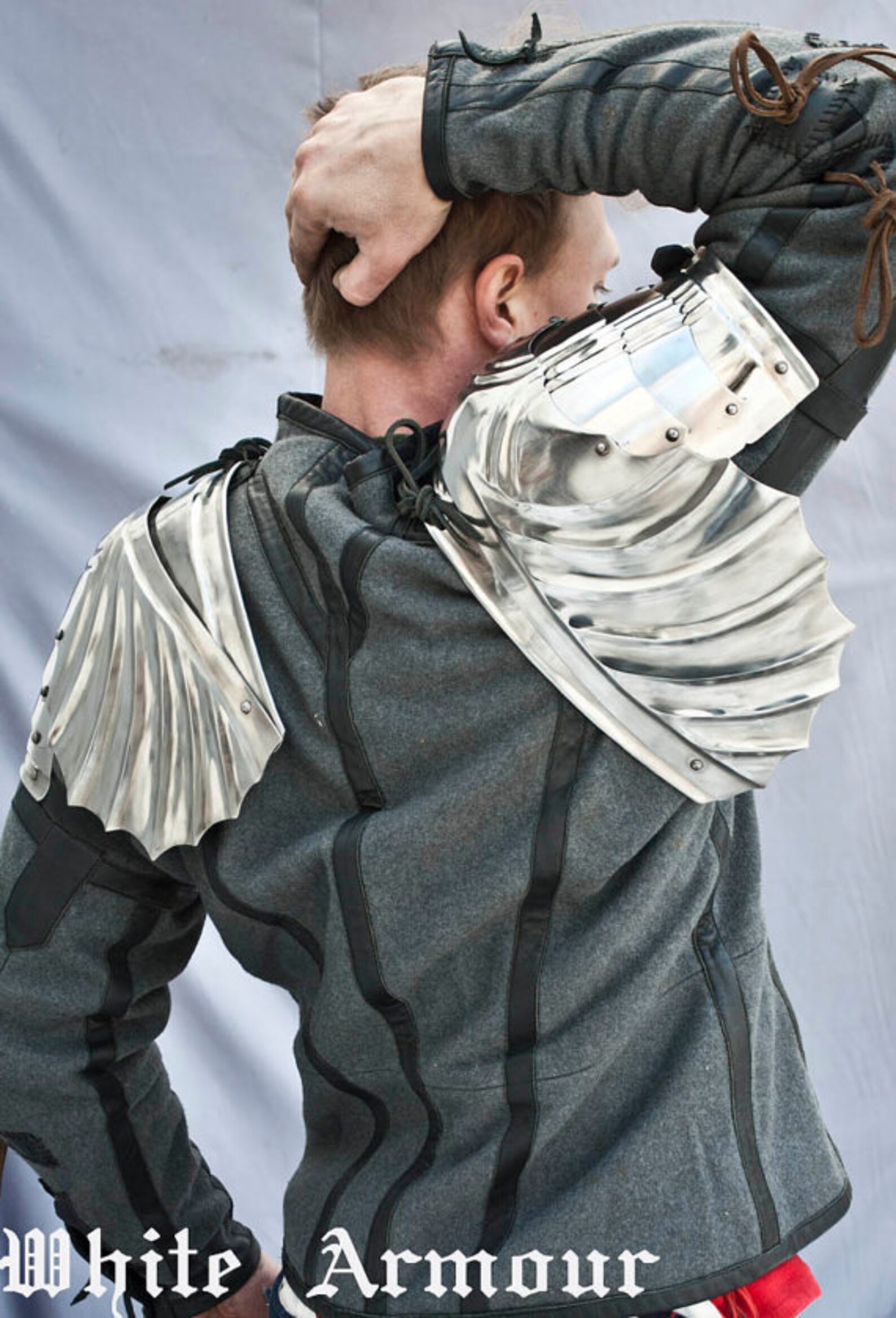 SCA Combat Pauldrons With Besagews | Etsy