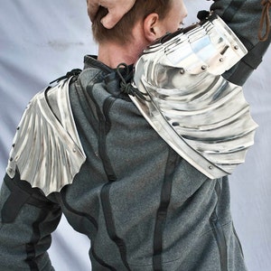 SCA Combat Pauldrons With Besagews - Etsy