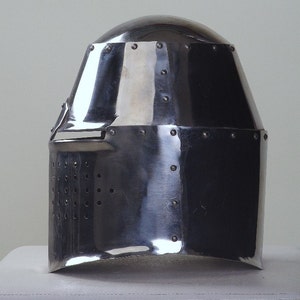 Top Helm SCA LARP Knight Helmet SCA Helmet Fantasy Armor Larp Helmet ...