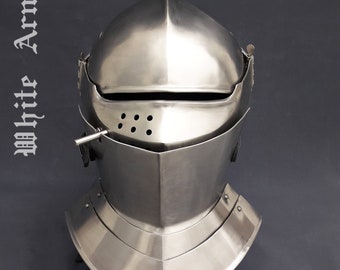 Top Helm SCA LARP Knight Helmet SCA Helmet Fantasy Armor Larp Helmet ...