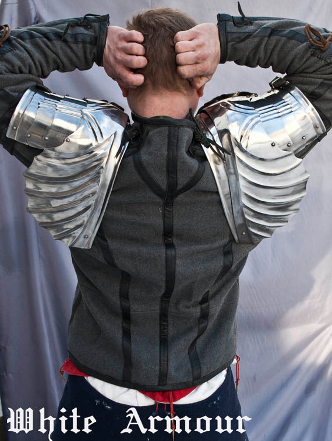 SCA Combat Pauldrons With Besagews | Etsy