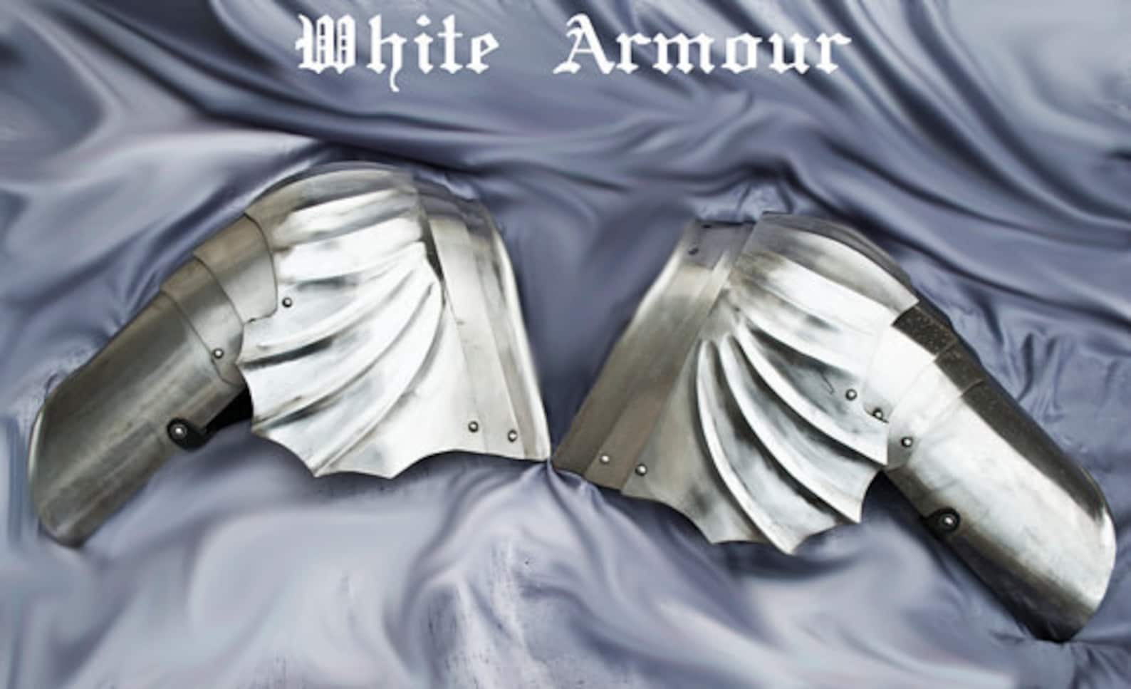 Gothic winged pauldrons SCA LARP sca pauldrons larp pauldrons | Etsy