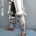 Leg Combat Armor Set , Plate Legs, Cuisses With Poleyns and Greaves SCA ...