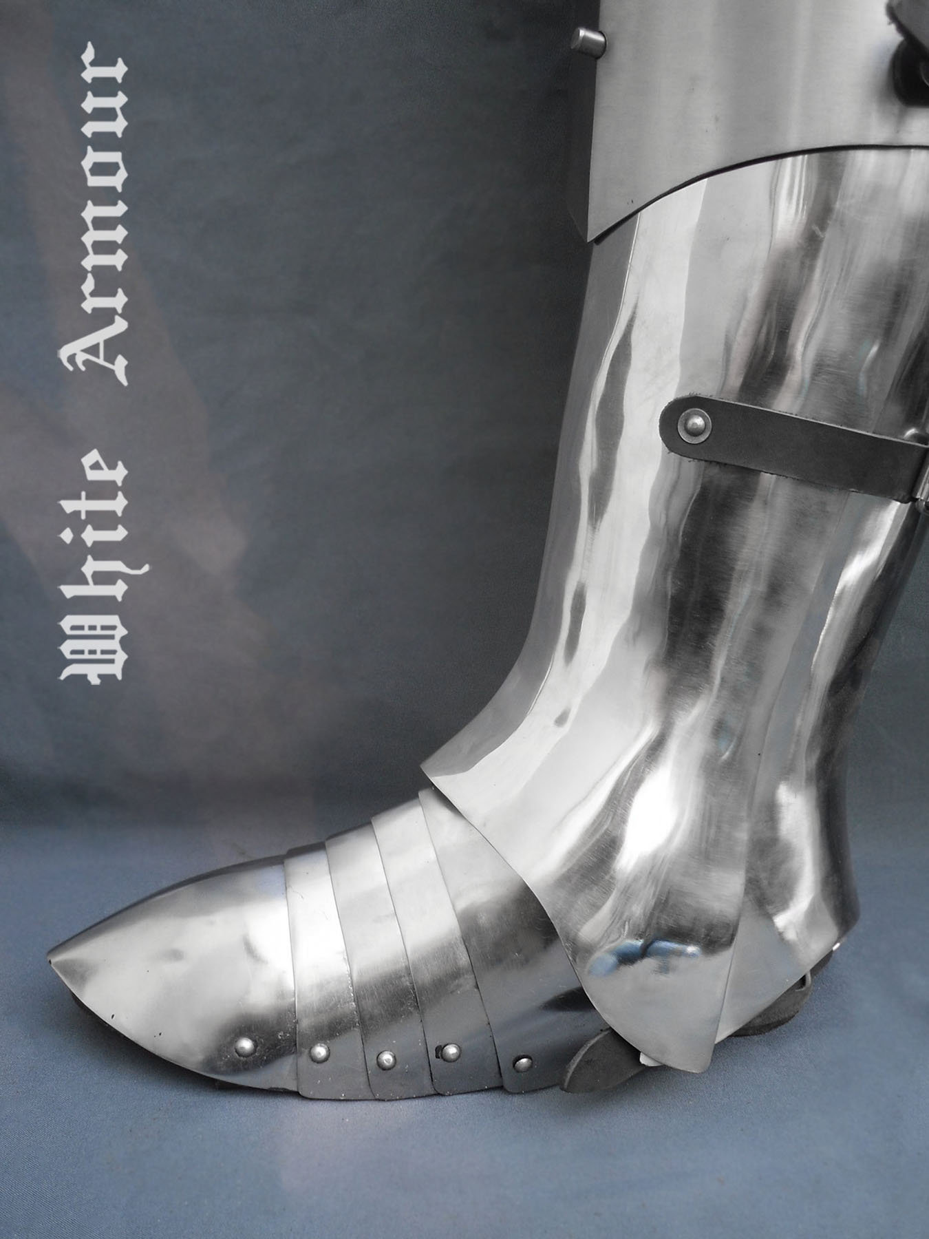 The simple sabatons SCA larp armor fantasy steel protection | Etsy