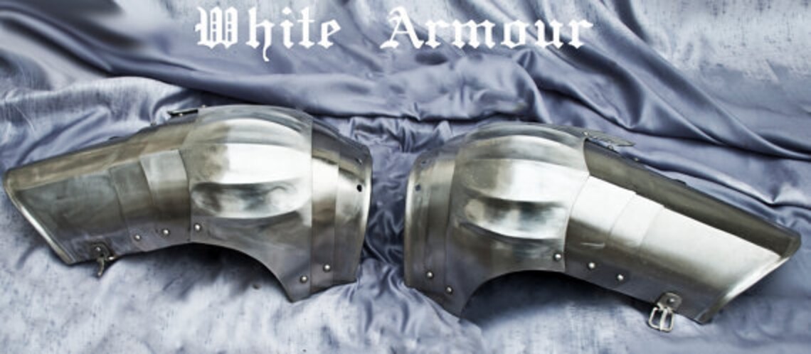 Gothic winged pauldrons SCA LARP sca pauldrons larp pauldrons | Etsy