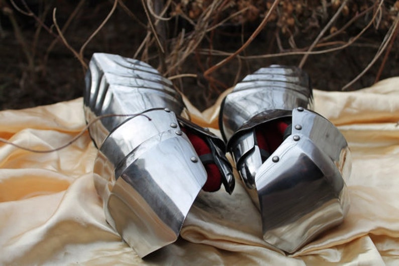 SCA Combat Mitten Gauntlets, Gothic (fluted) - Etsy