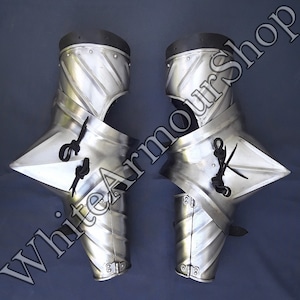 Plate Arms in English Style SCA LARP Buhurt Medieval Reenactment Arm ...