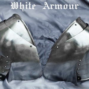 Pauldrons Basic Combat Armor With Small Besagews SCA LARP Armor ...
