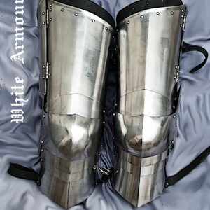 SCA Combat Leg Armor, Plate Legs, Cuisses With Poleyns - Etsy