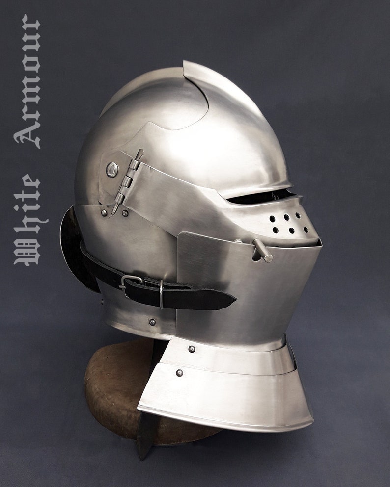 Italian Armet helmet SCA LARP fantasy helmet knight armor helm | Etsy