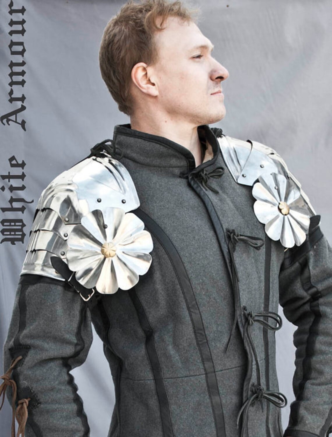 SCA Combat Pauldrons With Besagews | Etsy