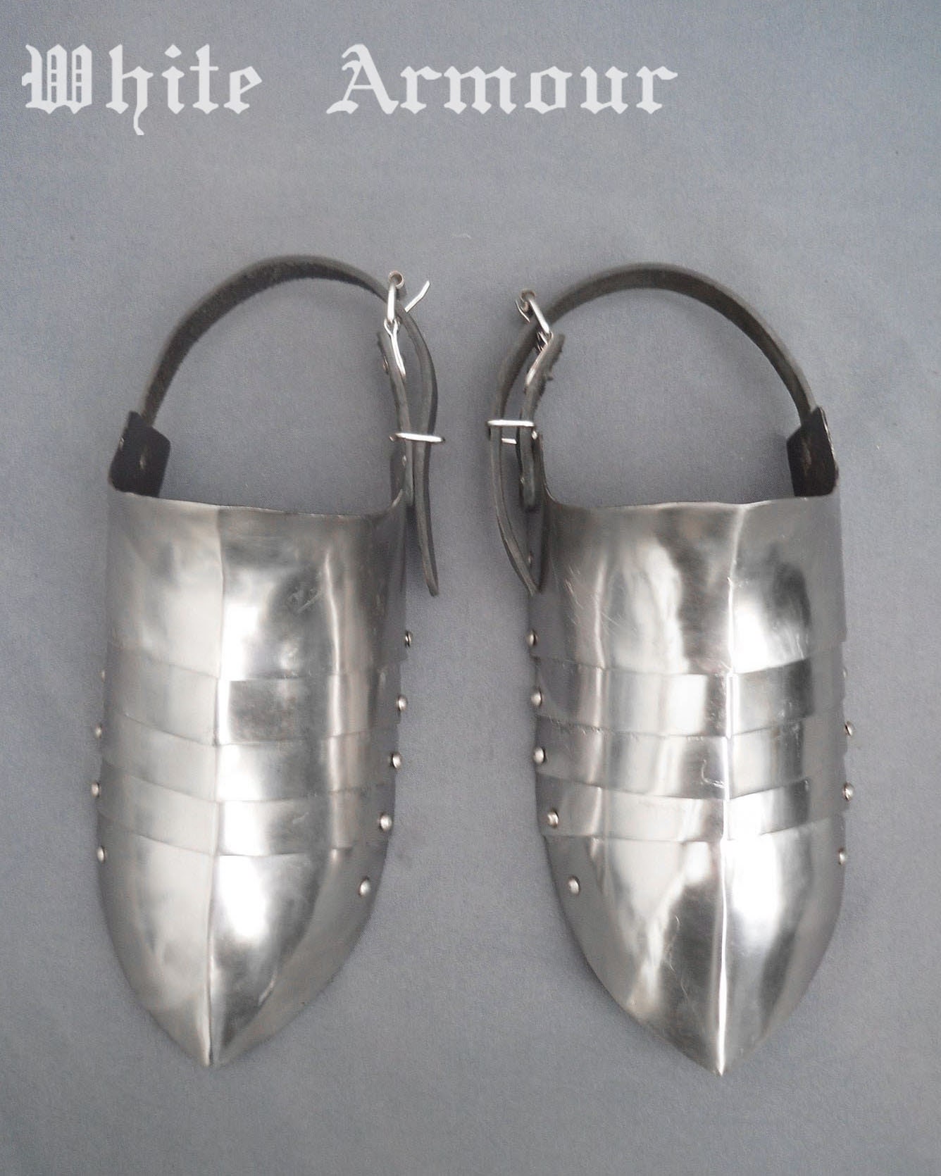 The simple sabatons SCA larp armor fantasy steel protection | Etsy