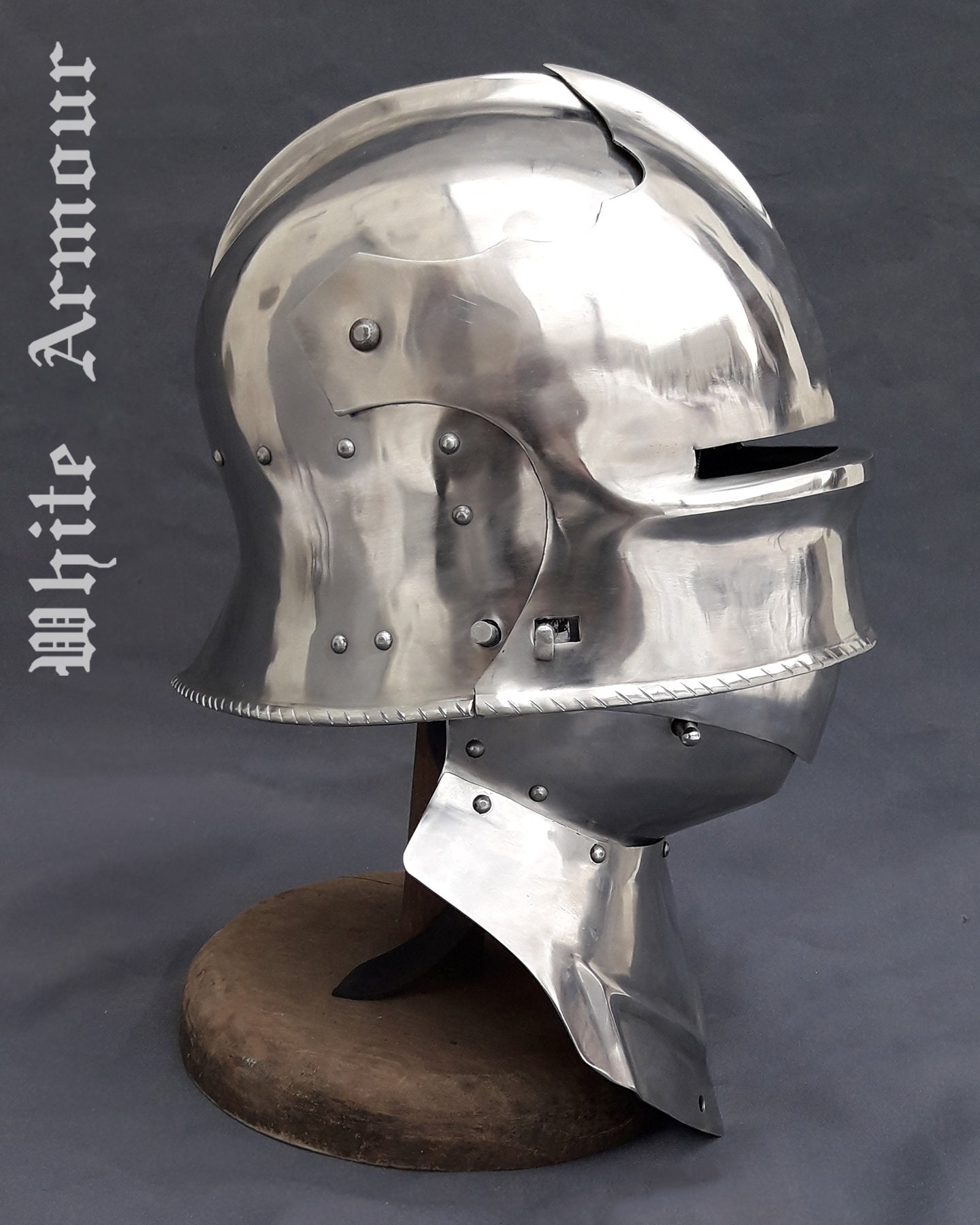 Classical Sallet With Bevor | Etsy