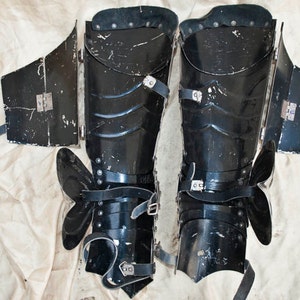 SCA Combat Leg Armor, Plate Legs, Cuisses With Poleyns - Etsy