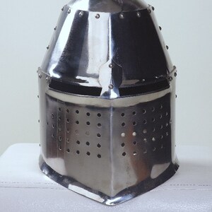 Top Helm SCA LARP Knight Helmet SCA Helmet Fantasy Armor Larp Helmet ...