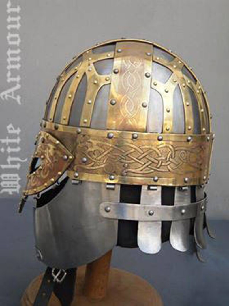 Legendary Viking Helmet SCA LARP vendel viking armor warrior | Etsy