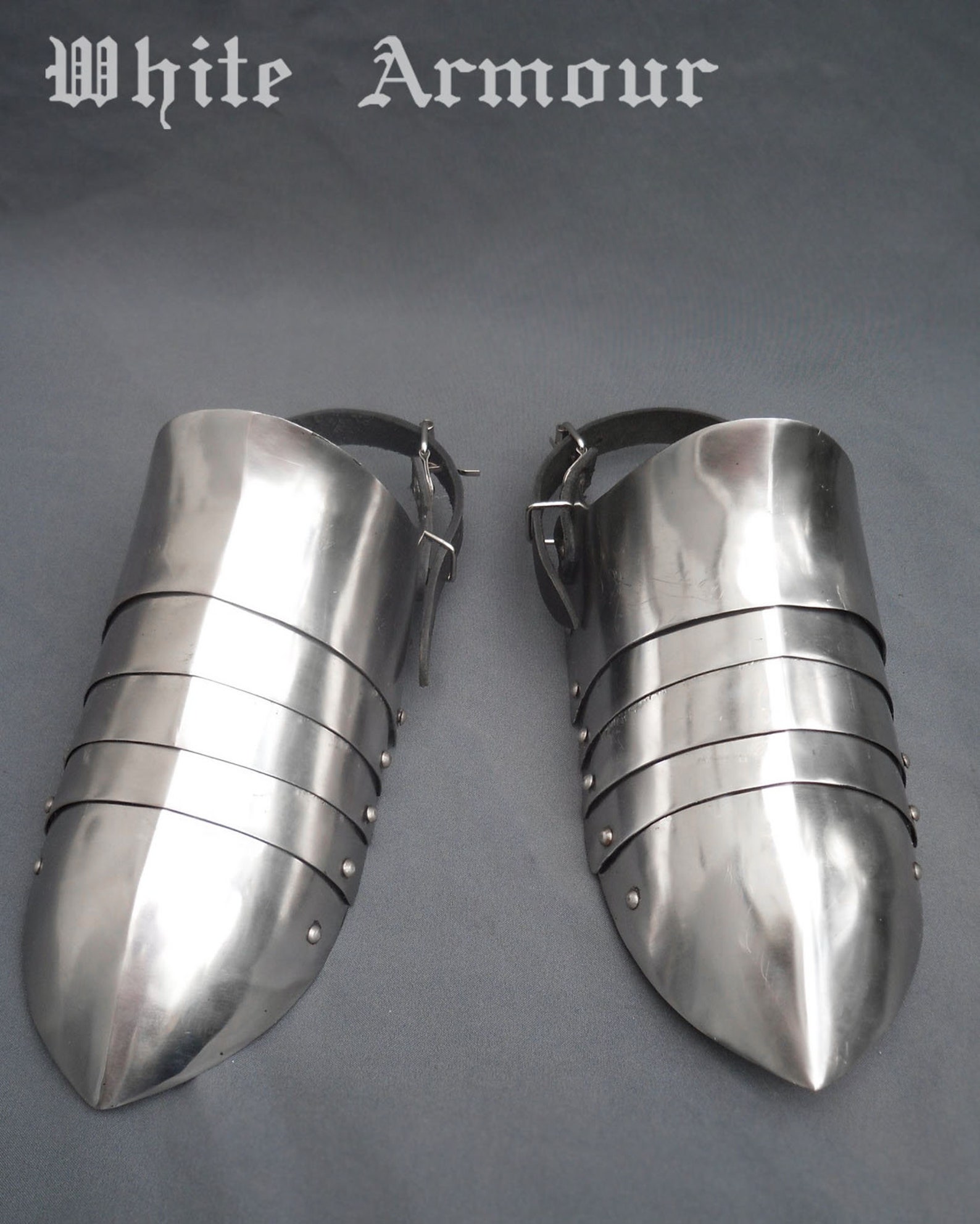 The simple sabatons SCA larp armor fantasy steel protection | Etsy