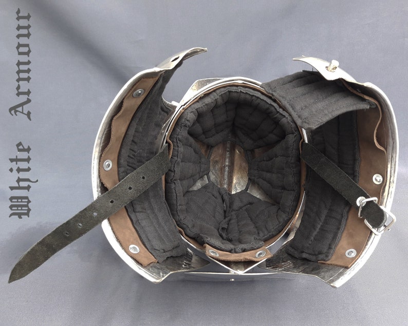 Italian Armet Helmet SCA LARP Fantasy Helmet Knight Armor Helm Medieval ...