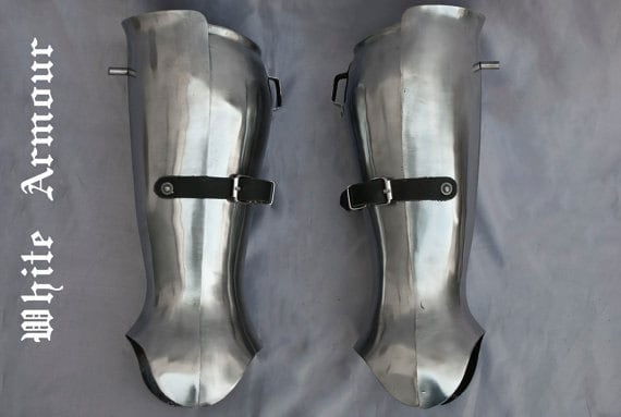 SCA combat full or closed greaves | Etsy