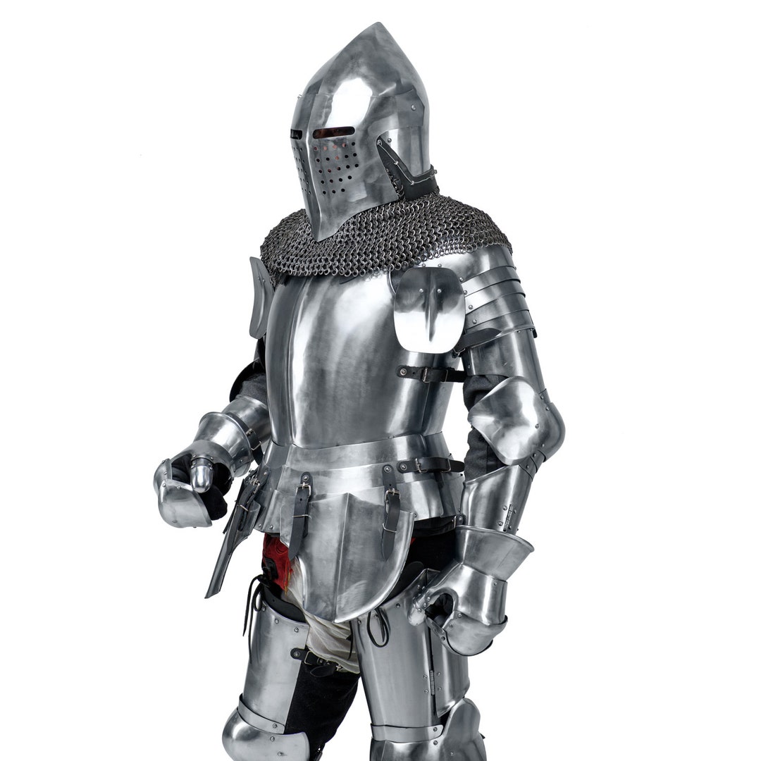 Medieval Knight's Armor Set SCA LARP Steel Armor Fantasy Armor Steel ...