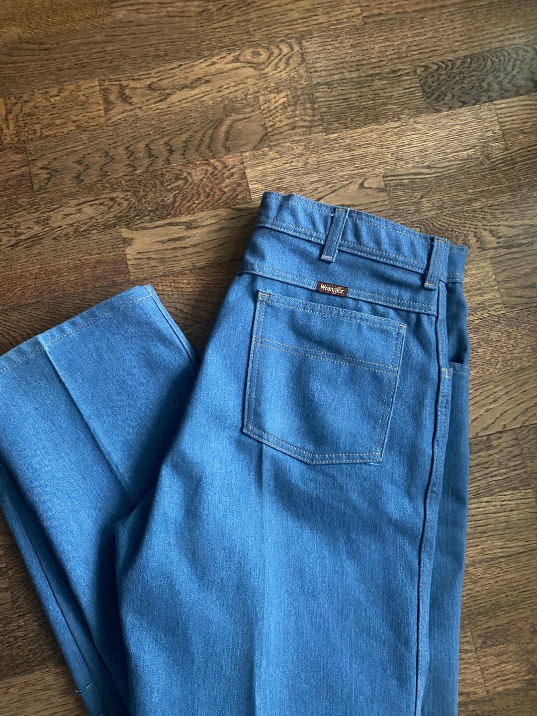 Vintage Wrangler Blue Denim Jeans - Etsy
