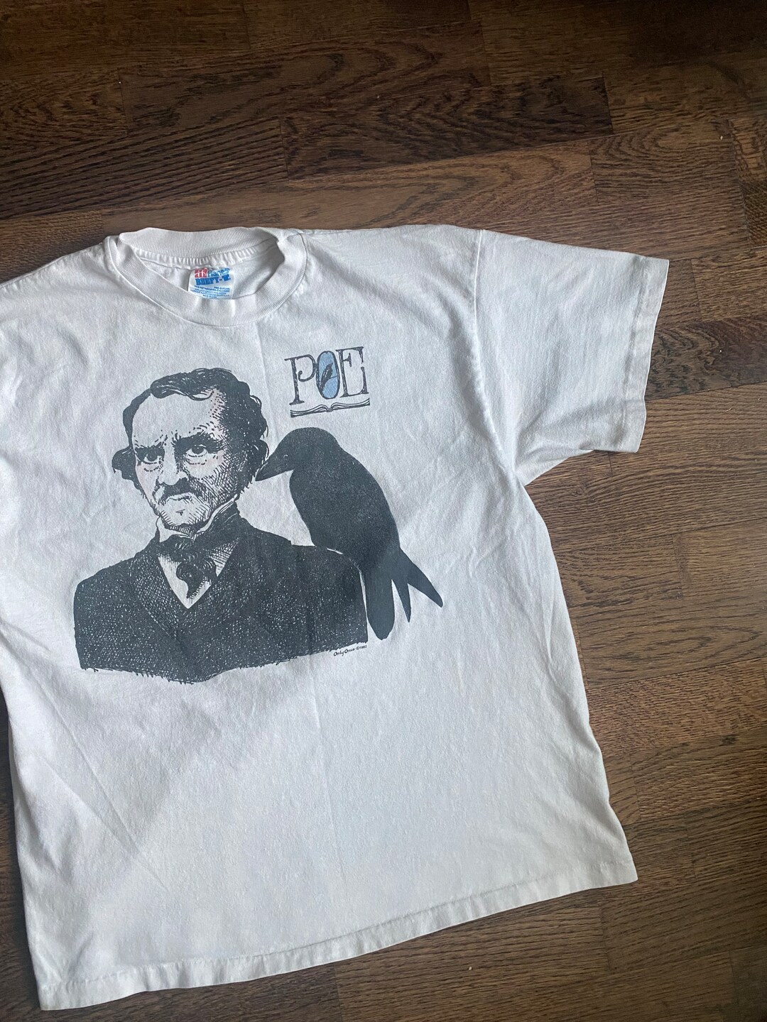 90s Edgar Allan Poe T Shirt Vintage 1990s - Etsy