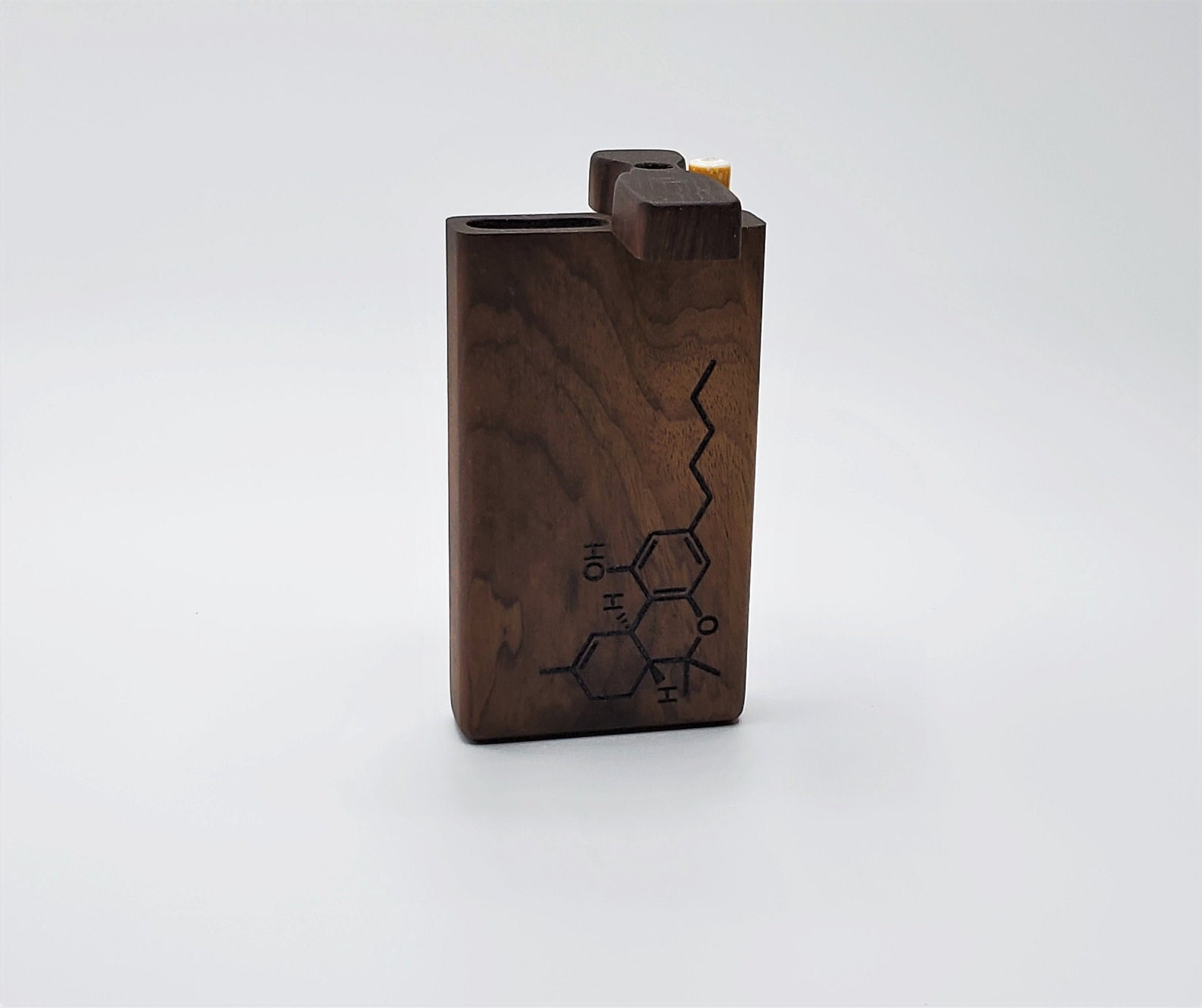 Walnut Dugout Hitter Box, THC Formula Laser Engraved - Etsy