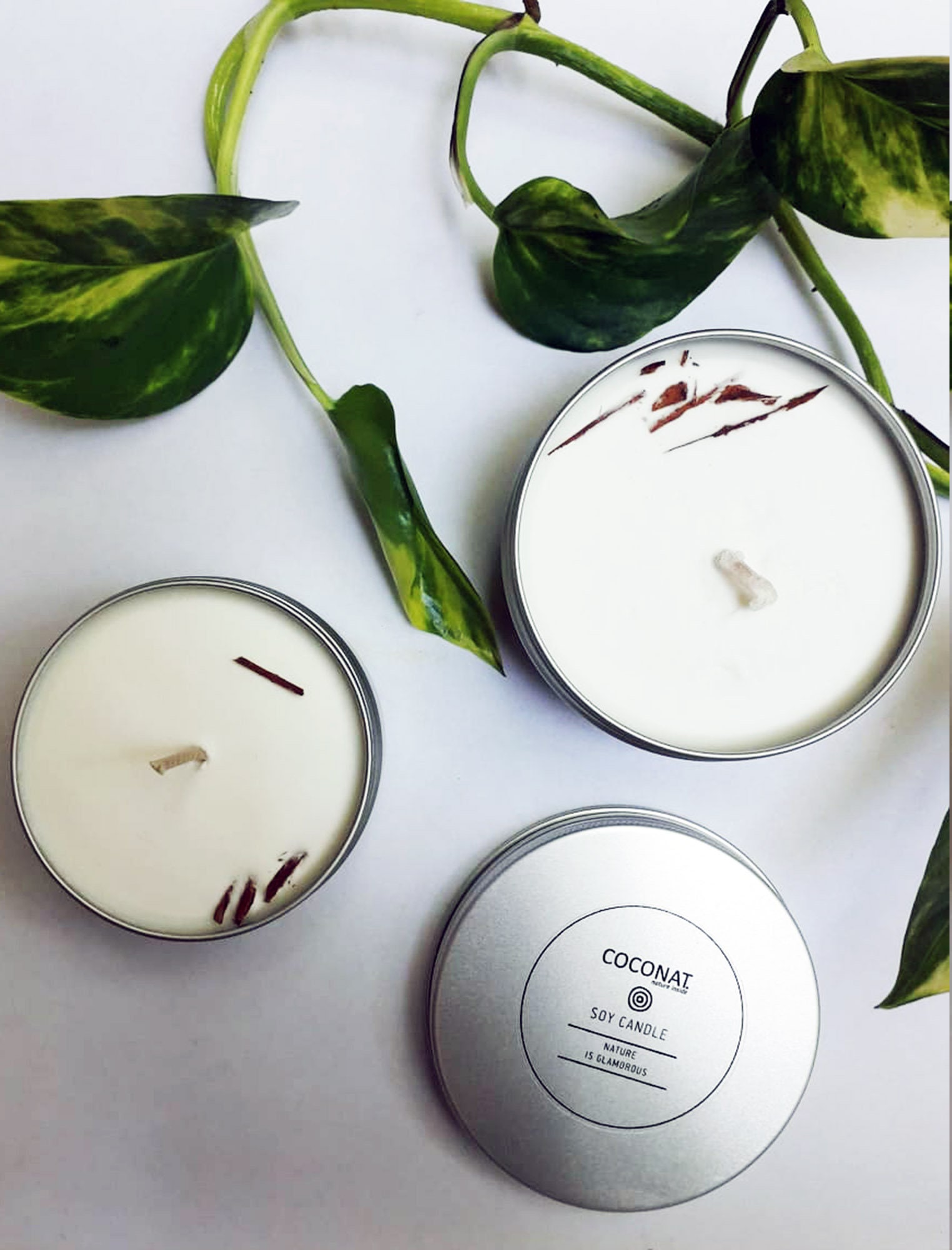 Sandalwood Scented & Decorated Soy Wax Candle Natural Eco | Etsy