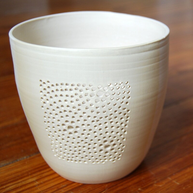 Ceramic Luminary - Etsy