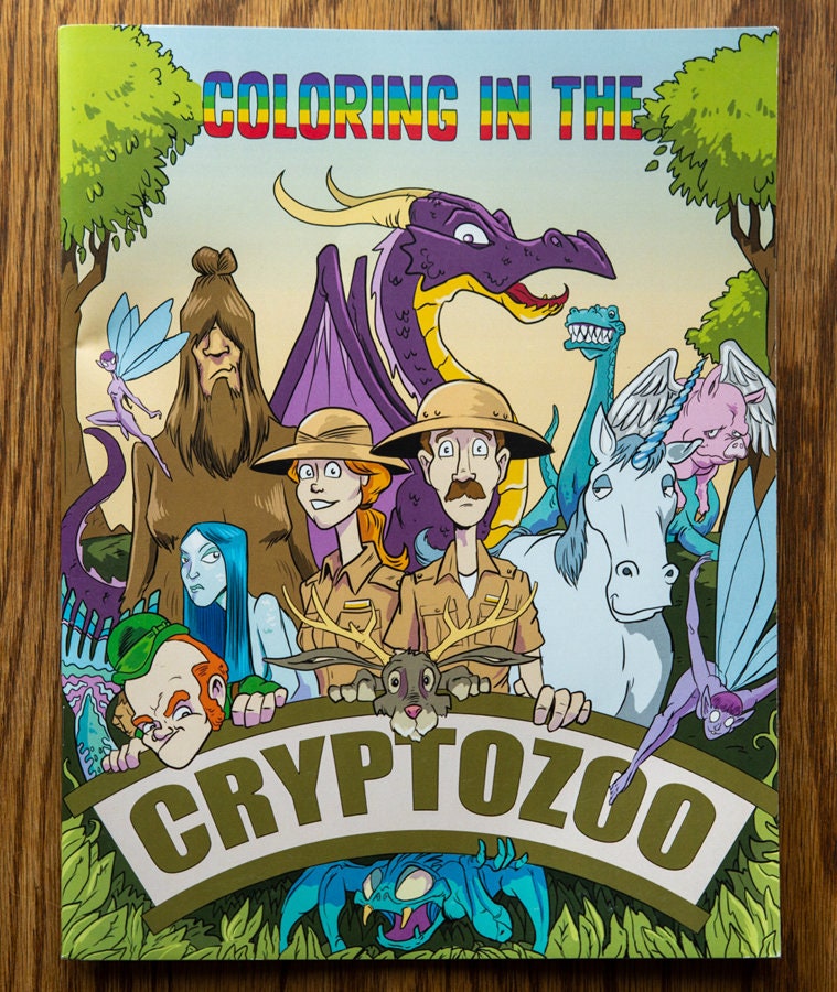 Crypto Zoo Coloring Book - Etsy