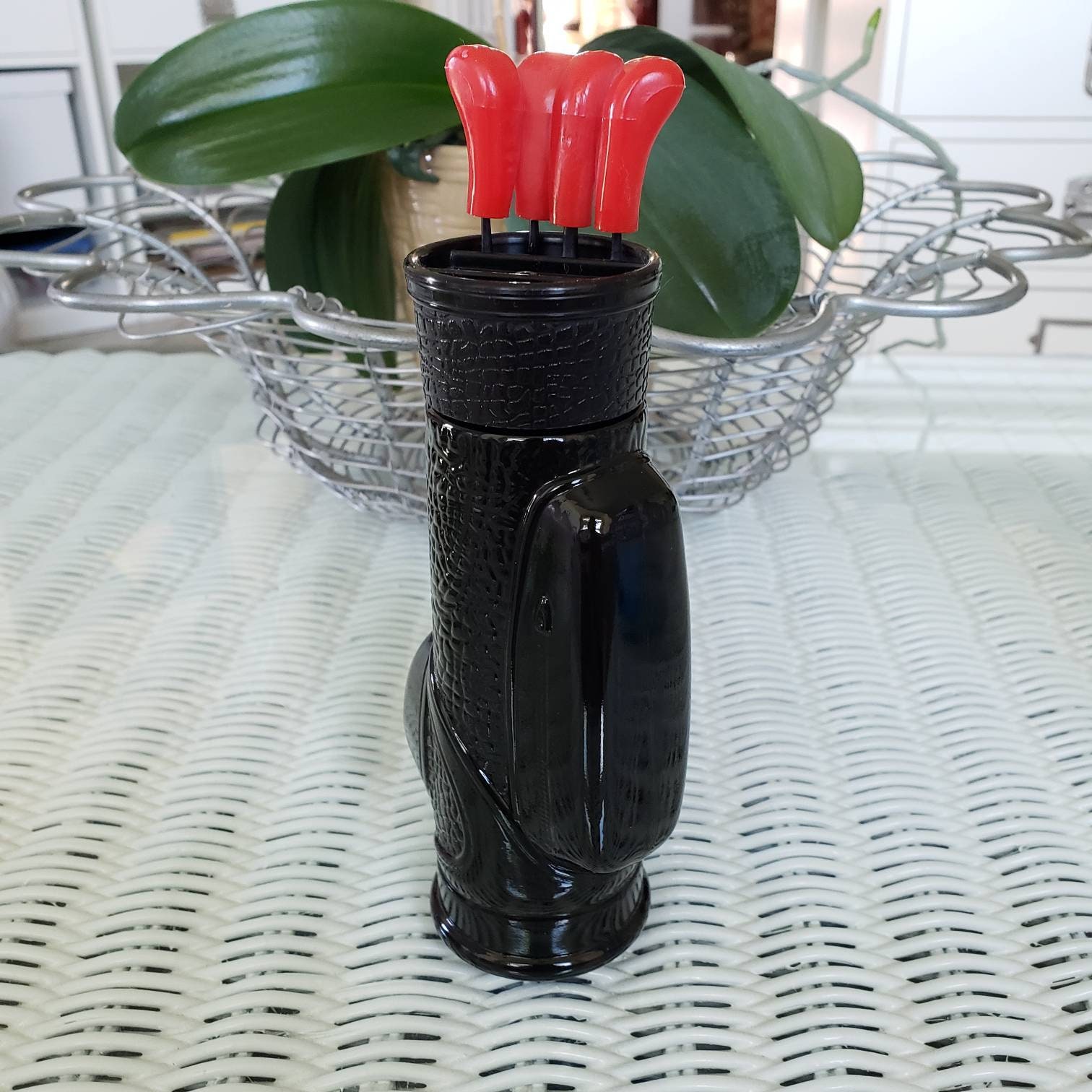 Vintage Avon 1980s Cologne Bottle Golf Clubs Brown Glass - Etsy