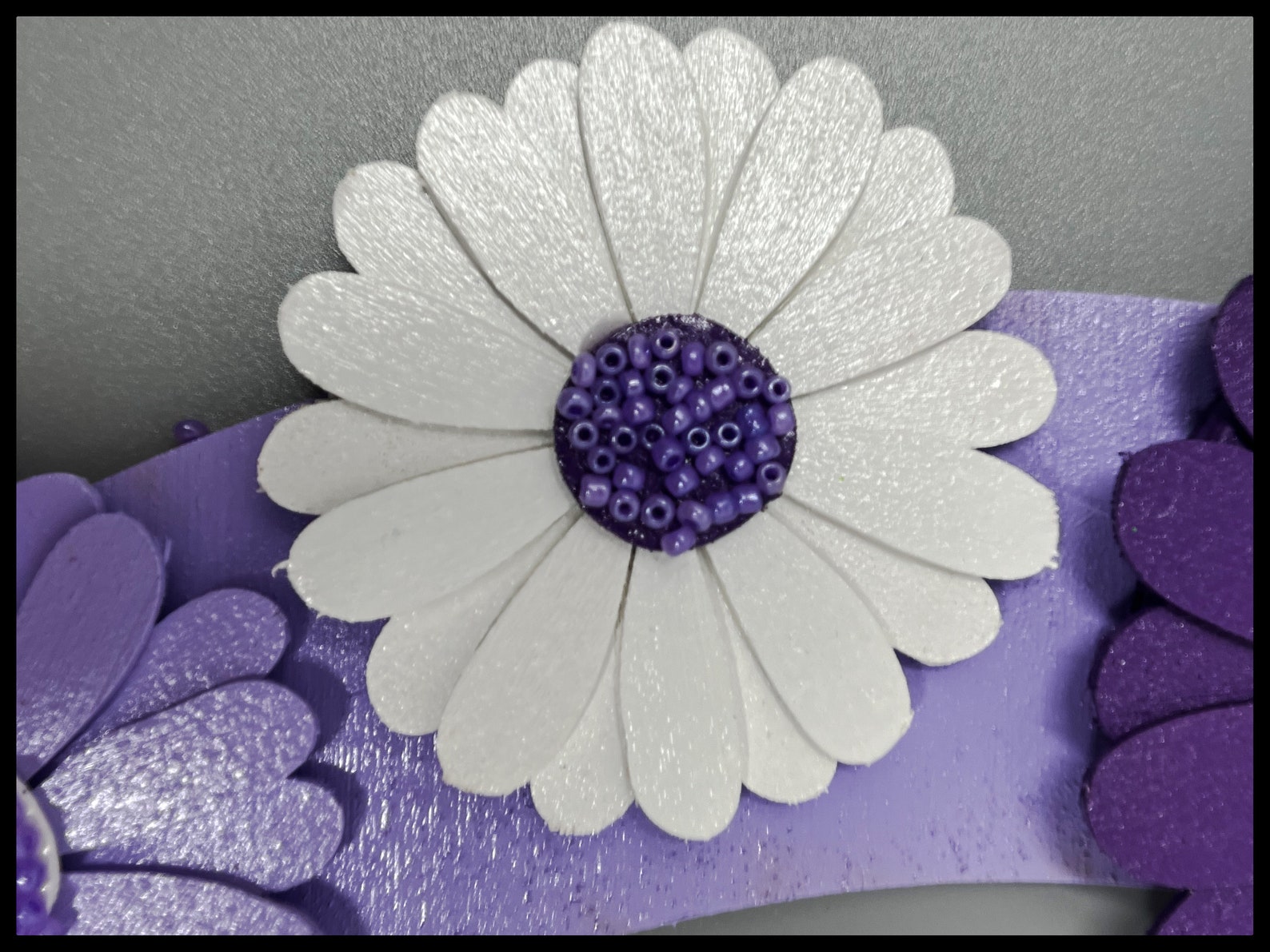 Spring Floral Wreath in Shades of Purple - Etsy