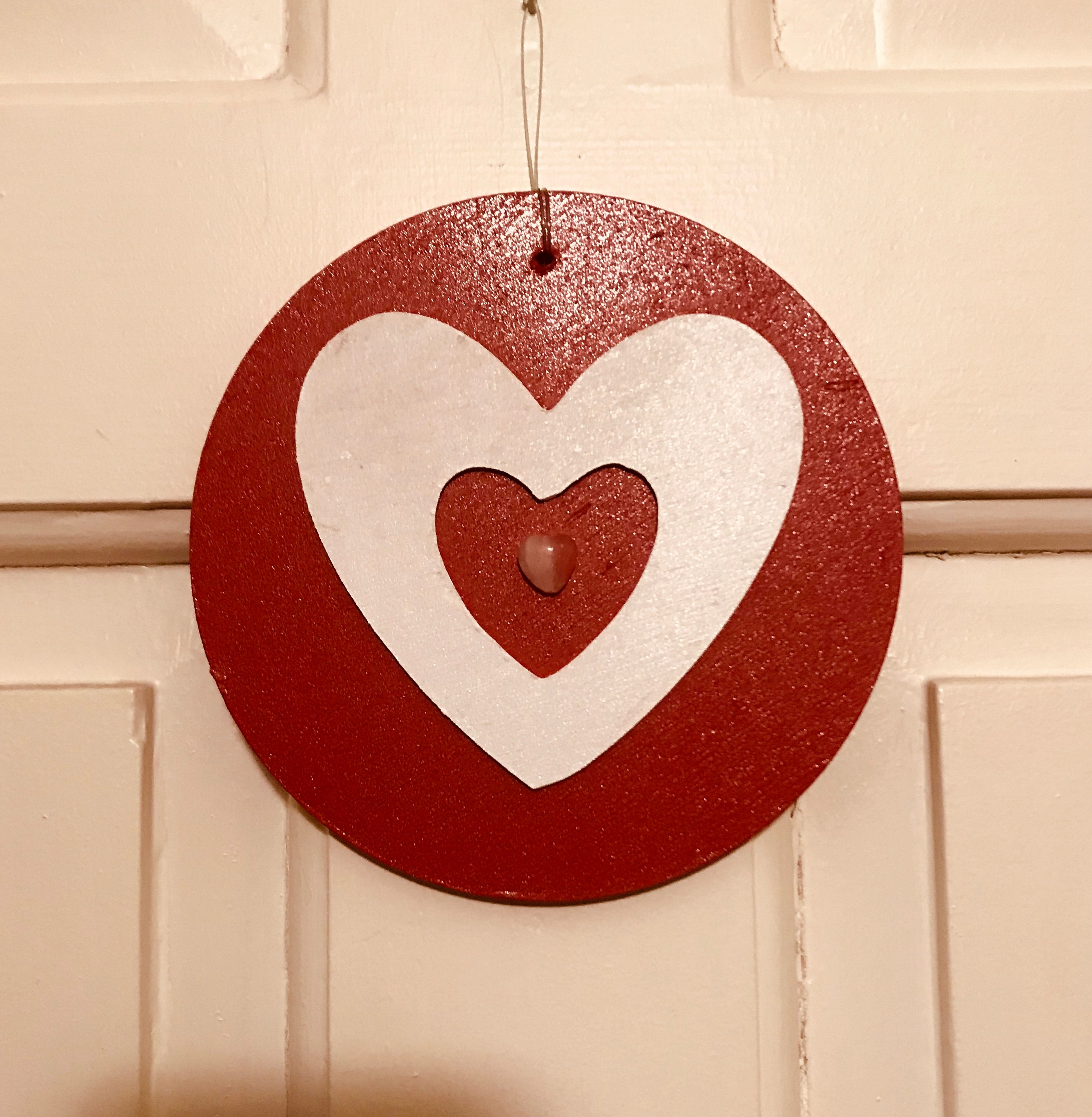 Valentine Heart Ornament/window Decoration - Etsy