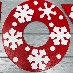 Christmas Joy Snowflake Sign/ Wall Hanging - Etsy