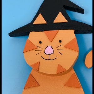 Halloween Cat Witch - Etsy