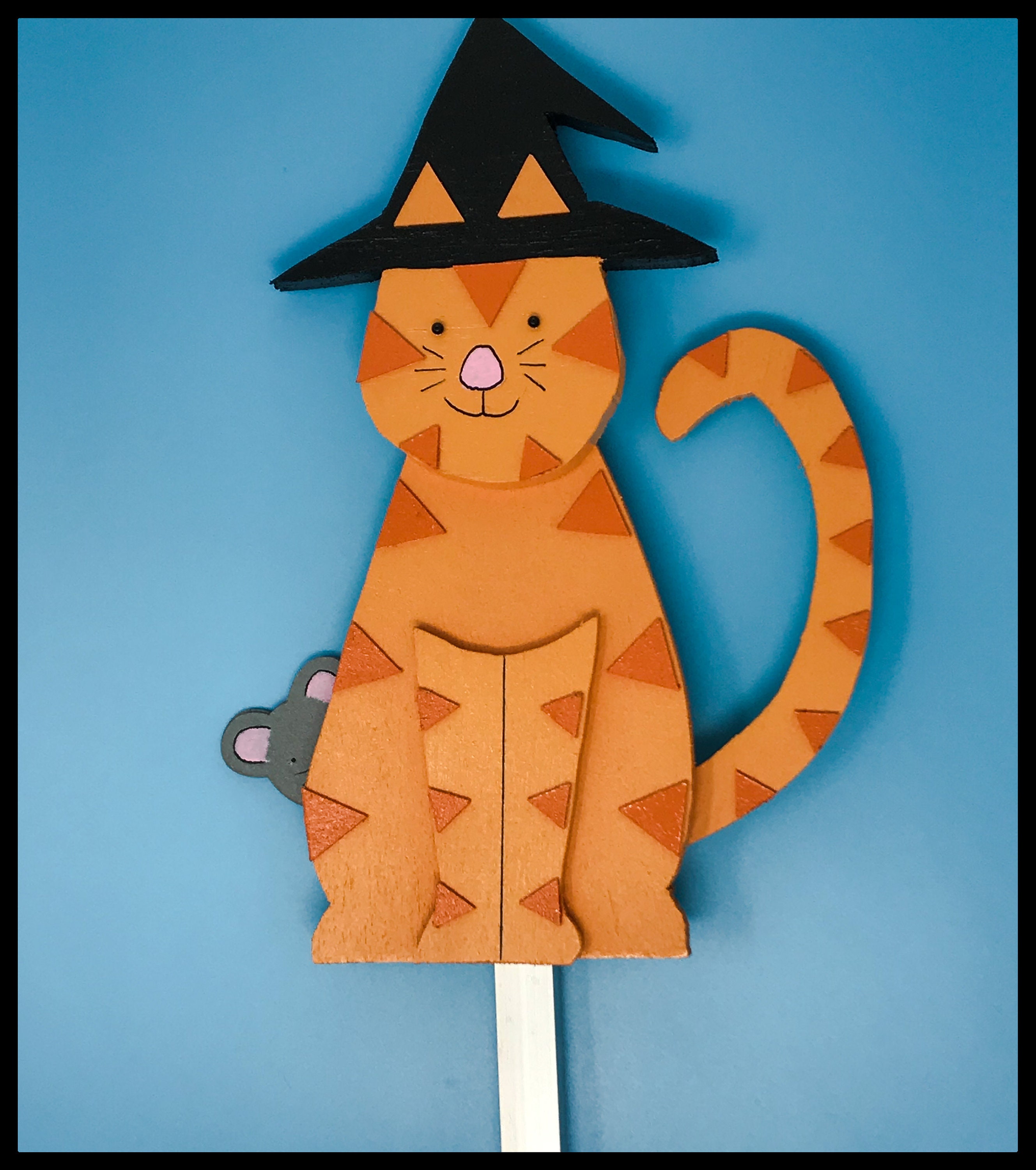 Halloween Cat Witch - Etsy