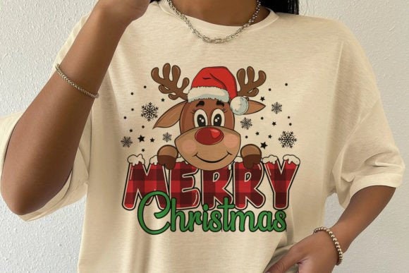 Reindeer Merry Christmas Svg Png, Reindeer Sublimation, Reindeer ...