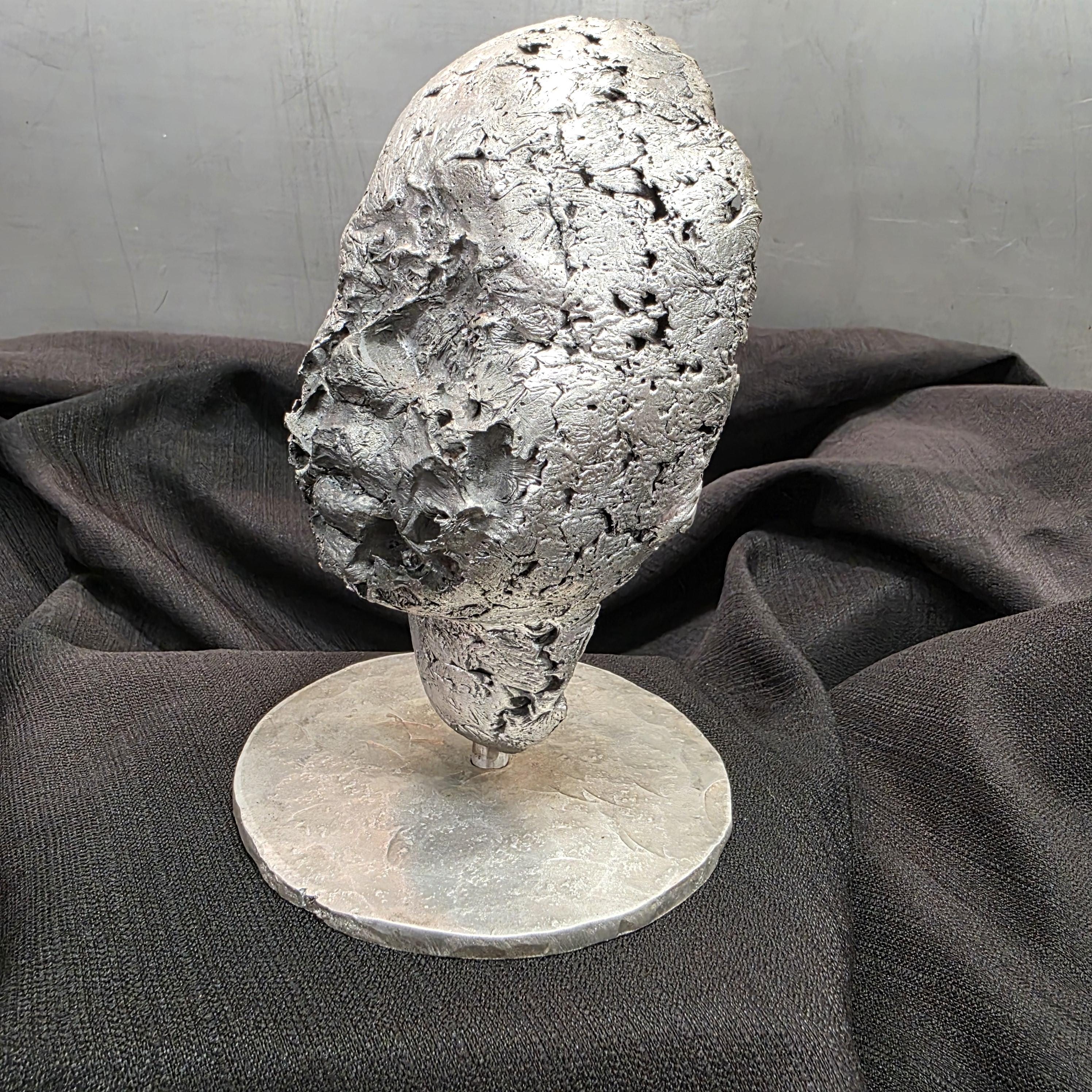 Doll Face Metal Sculpture Art 'decaying Life' Molten Aluminum - Etsy