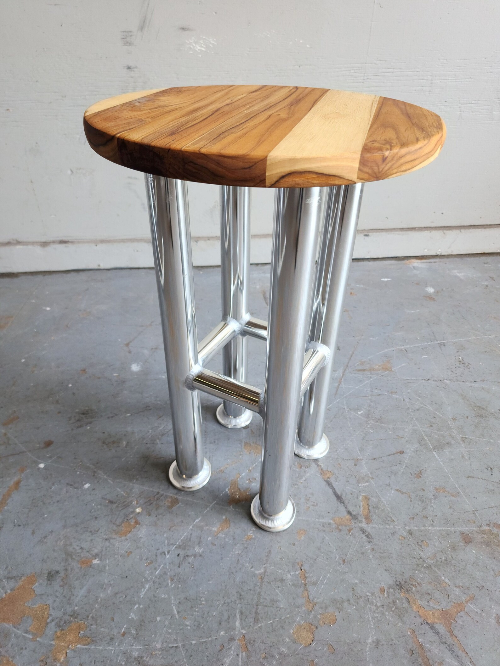 Dockside Collection Coastal Side Table Nautical Outdoor Aluminum ...