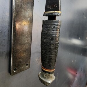 Repurposed Door Handle Pull 'the Hatchet' Ax Axe Upcycled Tool - Etsy